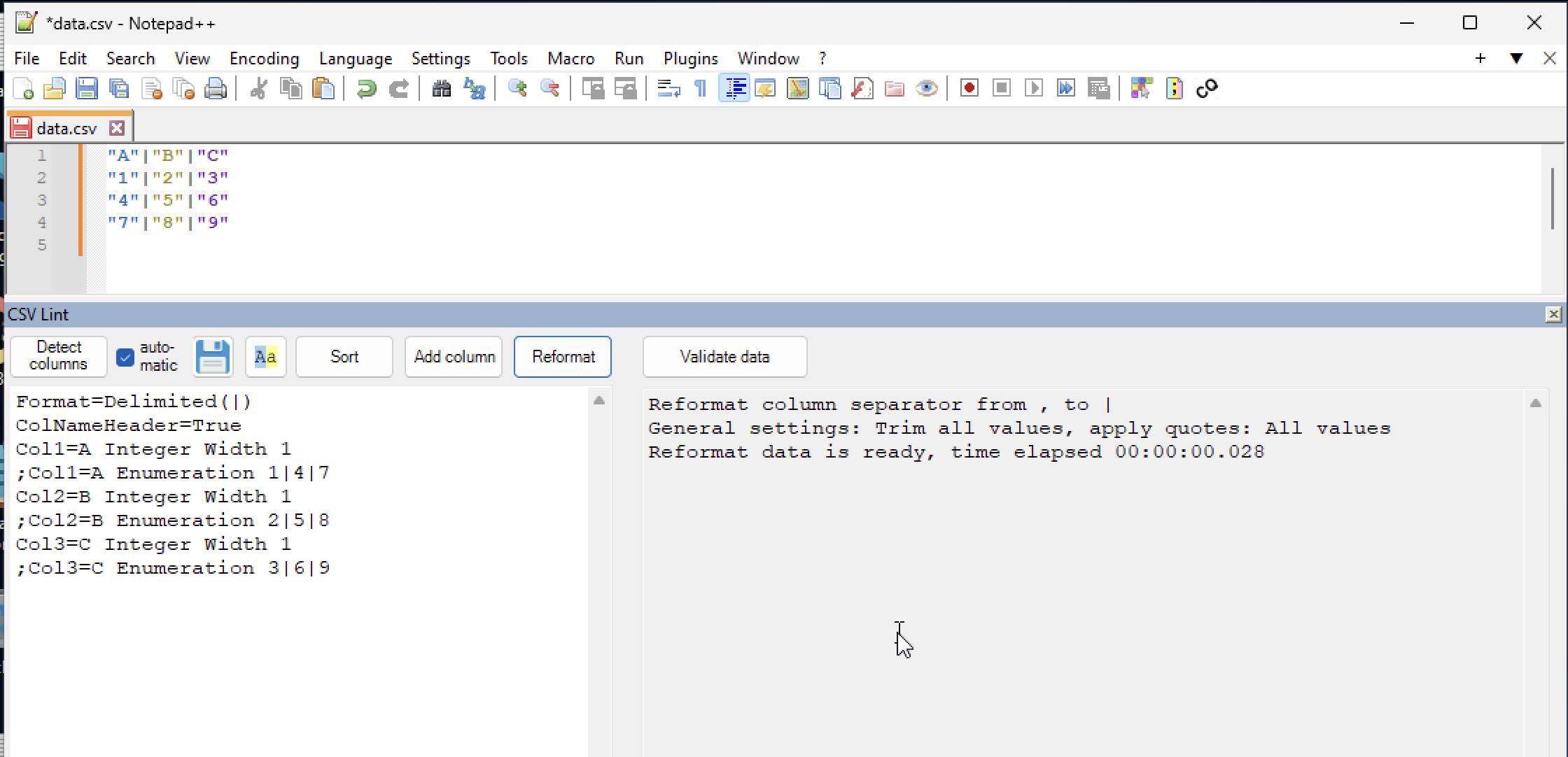 How To Change Delimiter In CSV File Using Notepad 